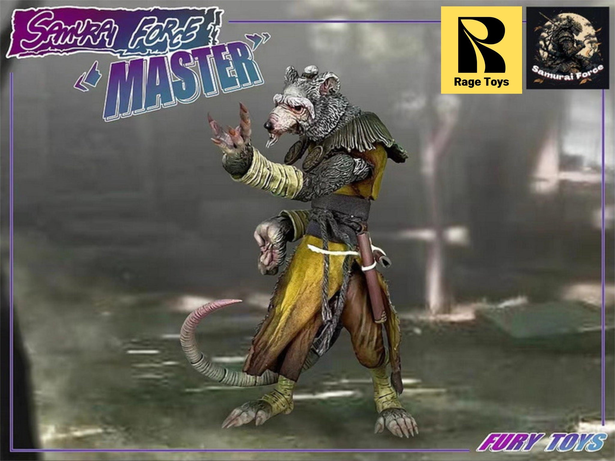 (USA Stock) Rage Toys 1/12 Samurai Force Wave 2 The Master action figu ...