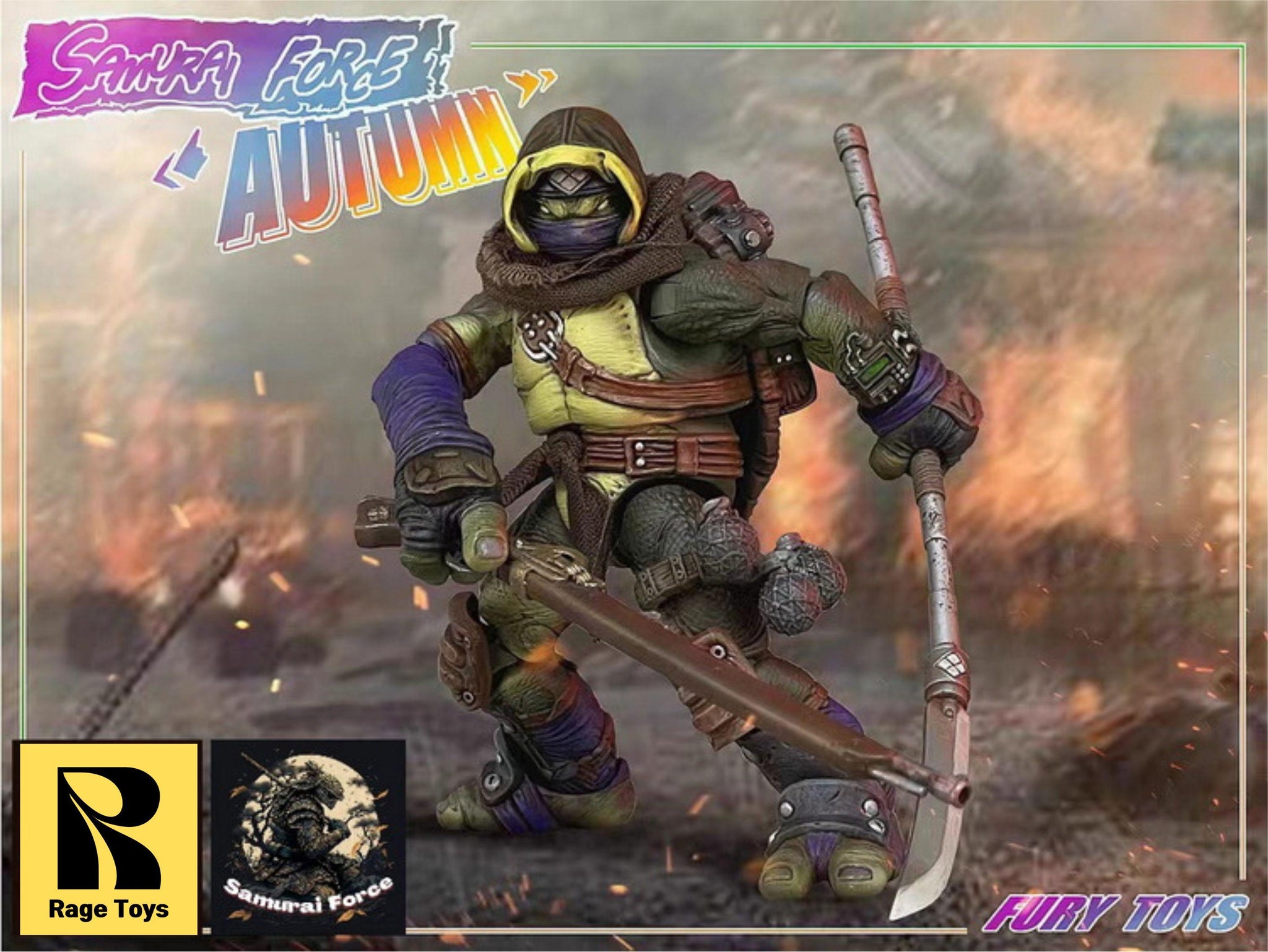 (USA Stock) Rage Toys 1/12 Samurai Force Wave 2 Musketman Autumn actio ...