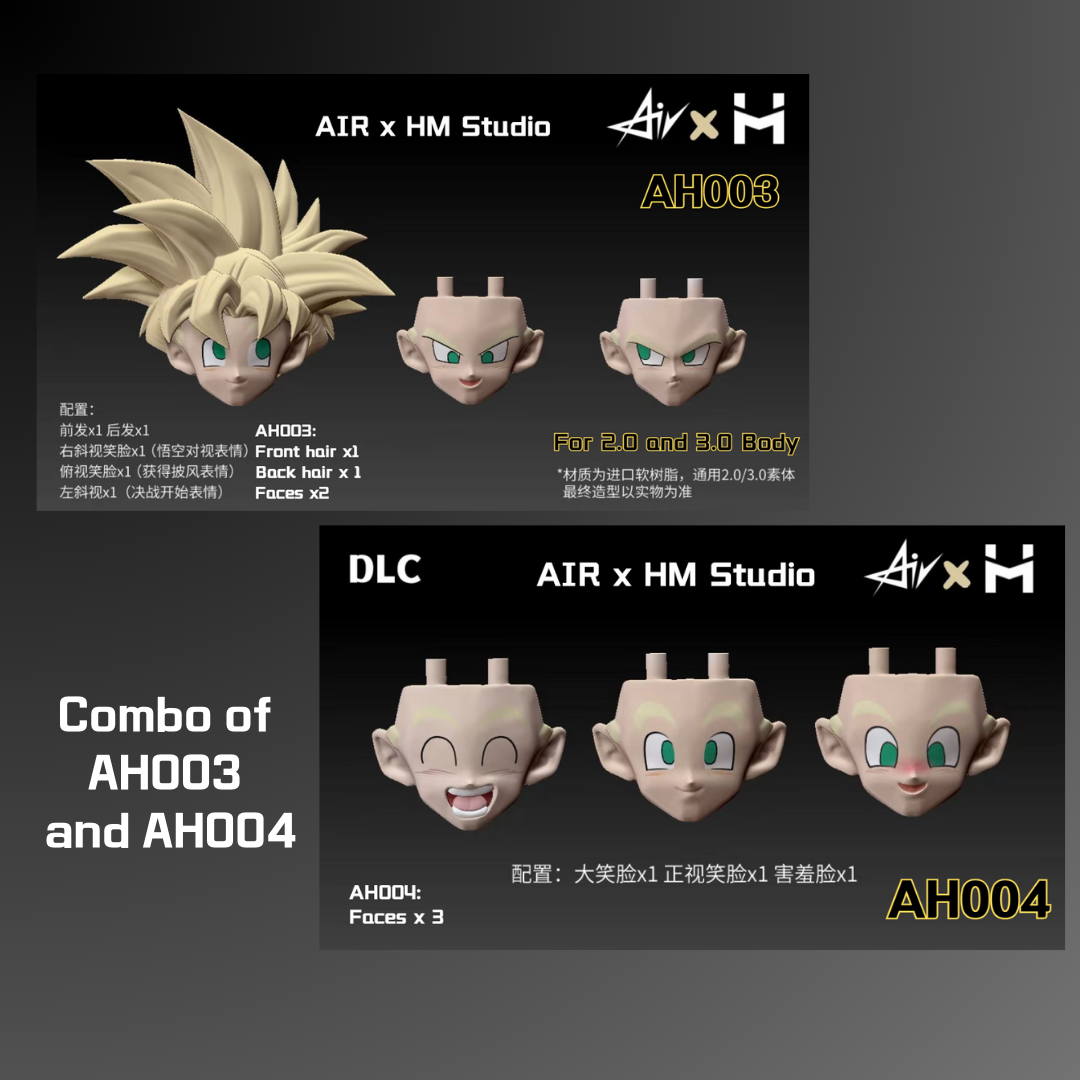 (USA Stock) Air x HM studio hairs faces and hands effect kits AH003 AH ...