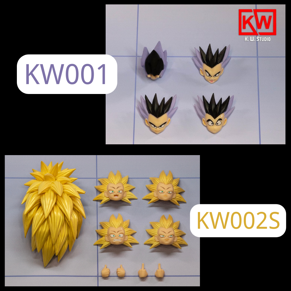 (USA Stock) KW custom KW001 Face Kit & KW002S head/faces Kit Exclusive ...